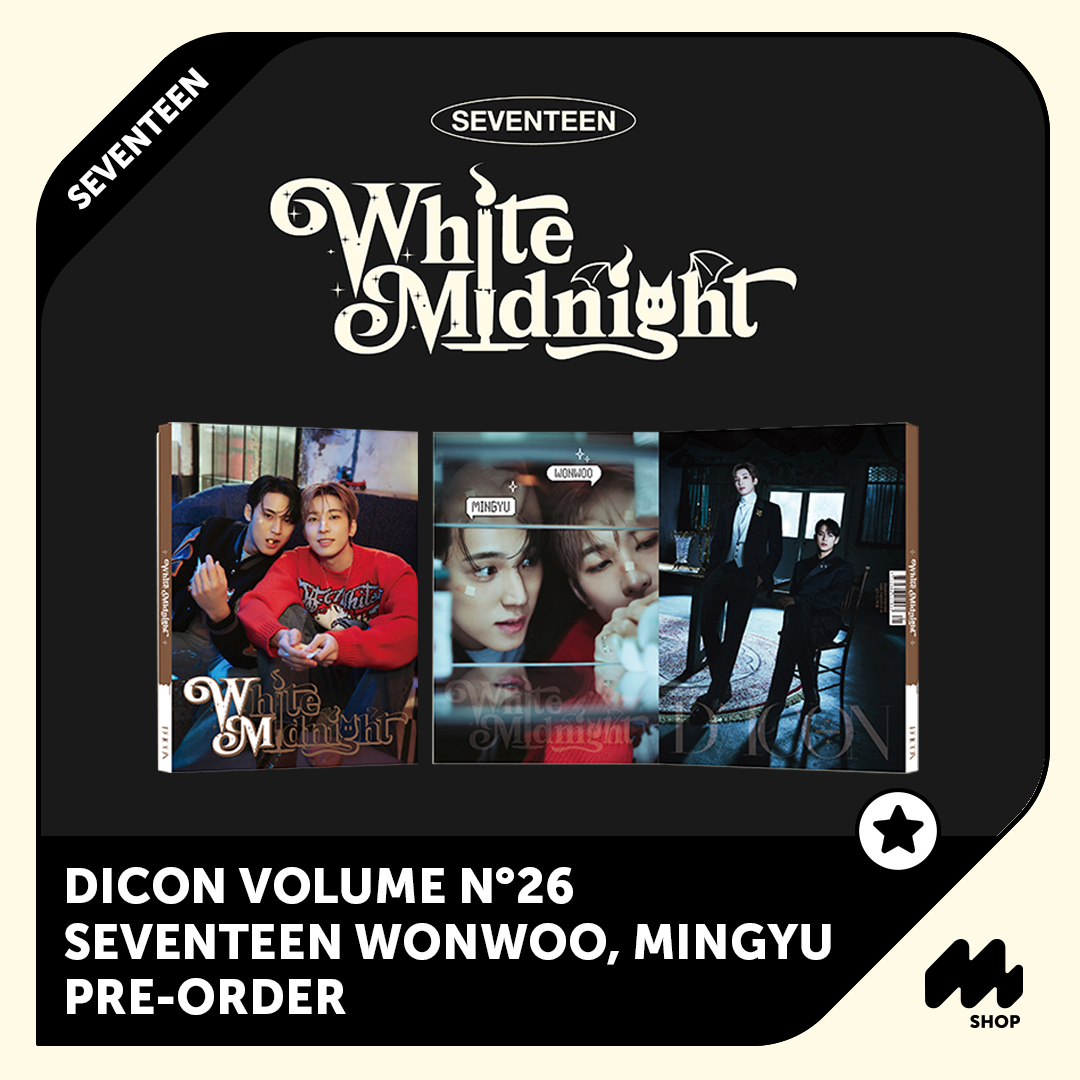 DICON VOLUME N°26 PREORDER (SEVENTEEN WONWOO, MINGYU) IS NOW OPEN!