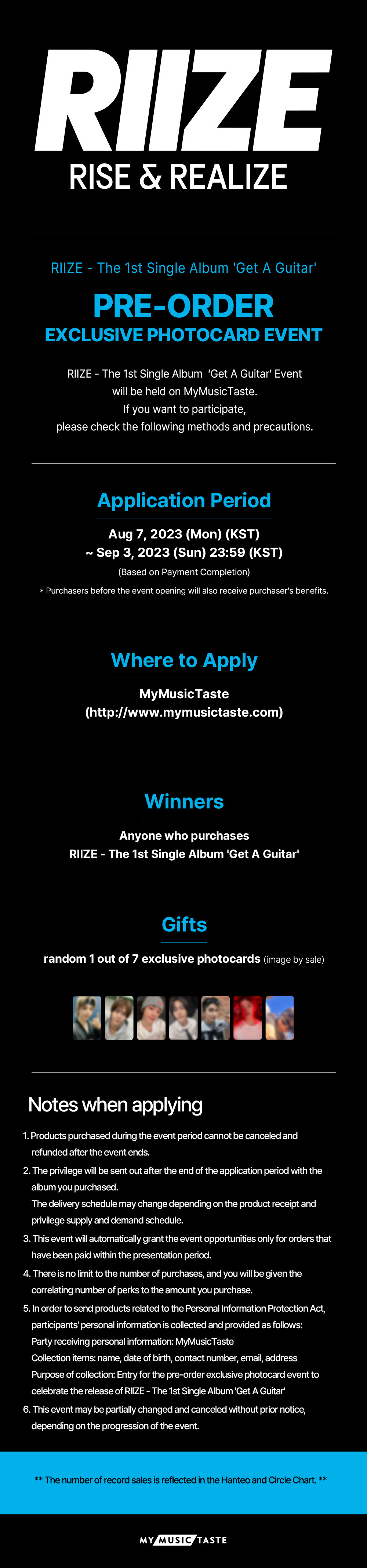 RIIZE The 1st Single Album - 'Get A Guitar' PRE-ORDER EXCLUSIVE ...